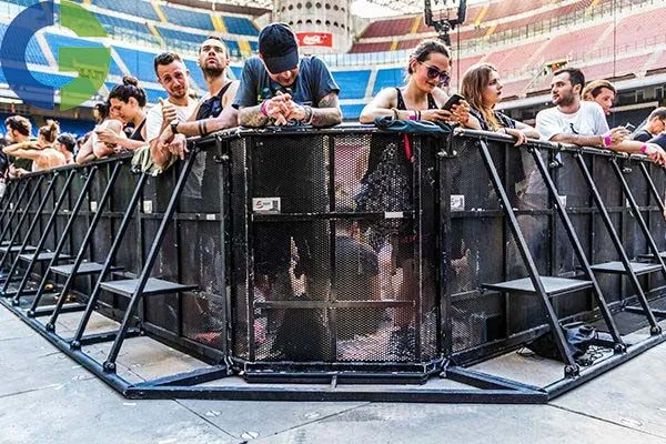 Concert Stage Barriers, crowd control barrier, Traffic Barriers