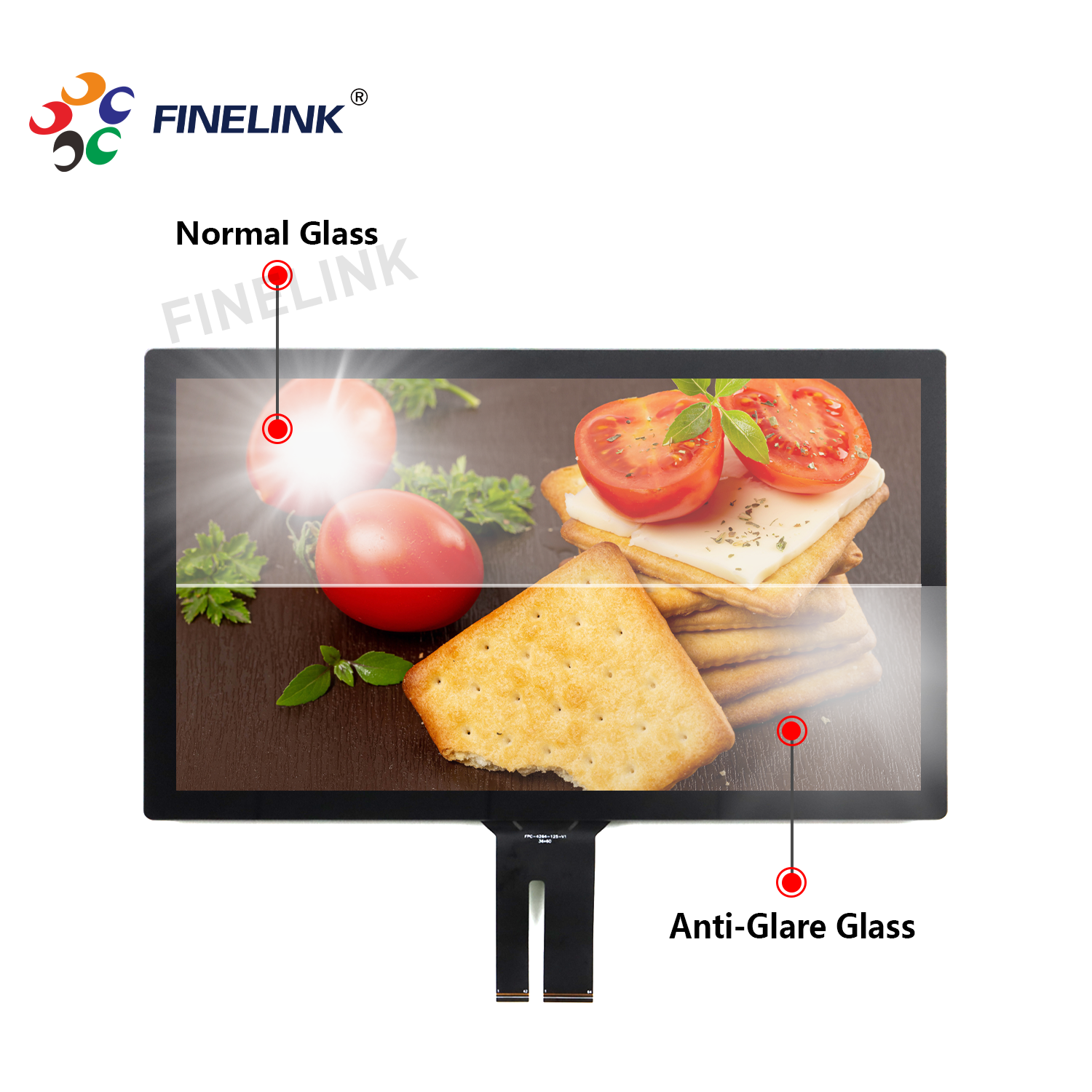 21.5" Sunlight Readable Capacitive Lcd Optical Bonding Touch Panel