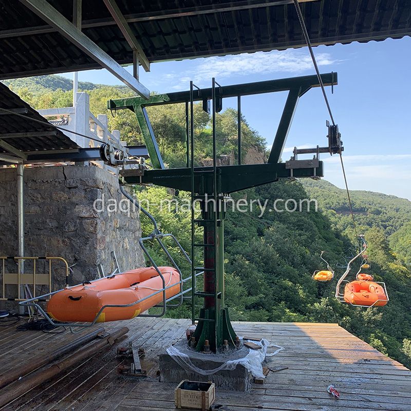 Aerial Ropeway For Rafting And Ski Resorts, Fixed Ropeway For Rafting