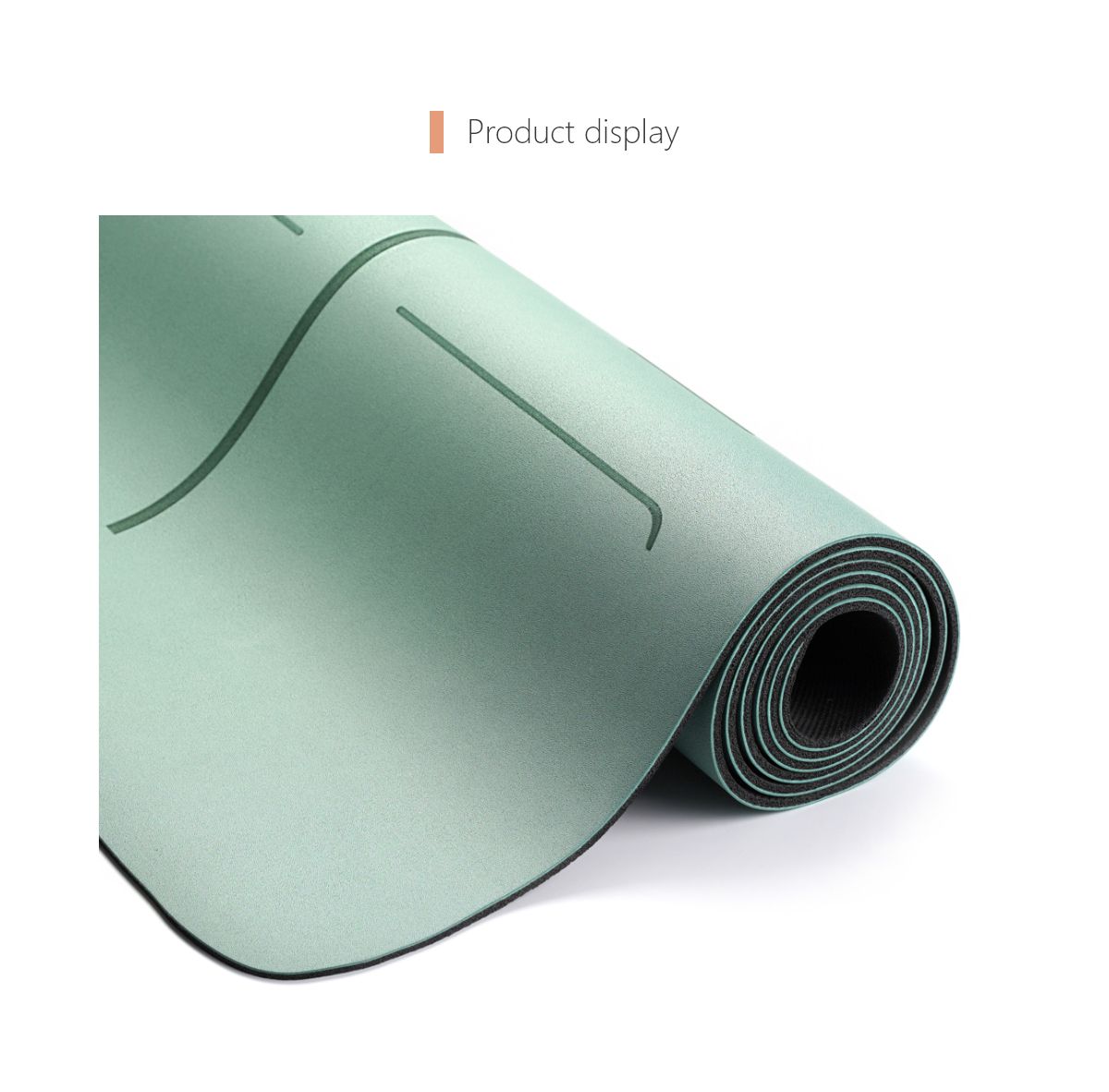 Wholesale Frosted PU Rubber Yoga Mat