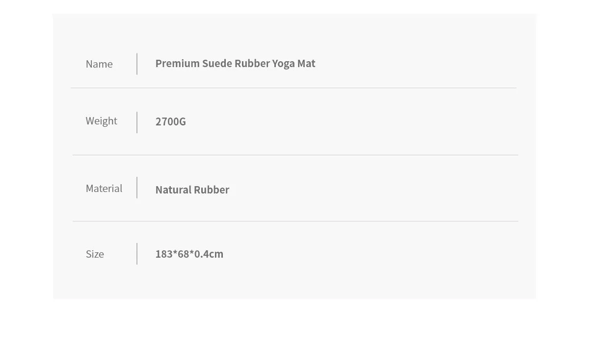 Wholesale Premium Suede Rubber Yoga Mat
