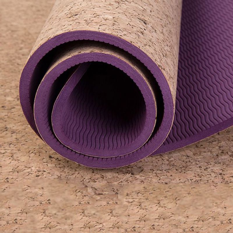 Glossy Cork Yoga Mat