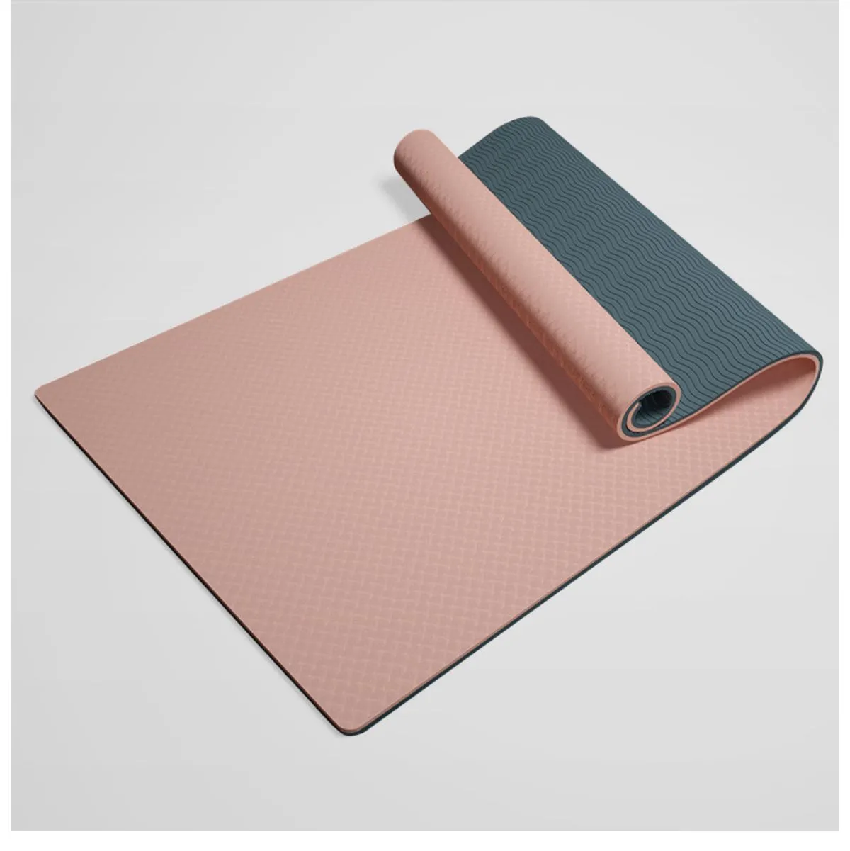 Eco-Friendly Non-Slip Double Color TPE Yoga Mat