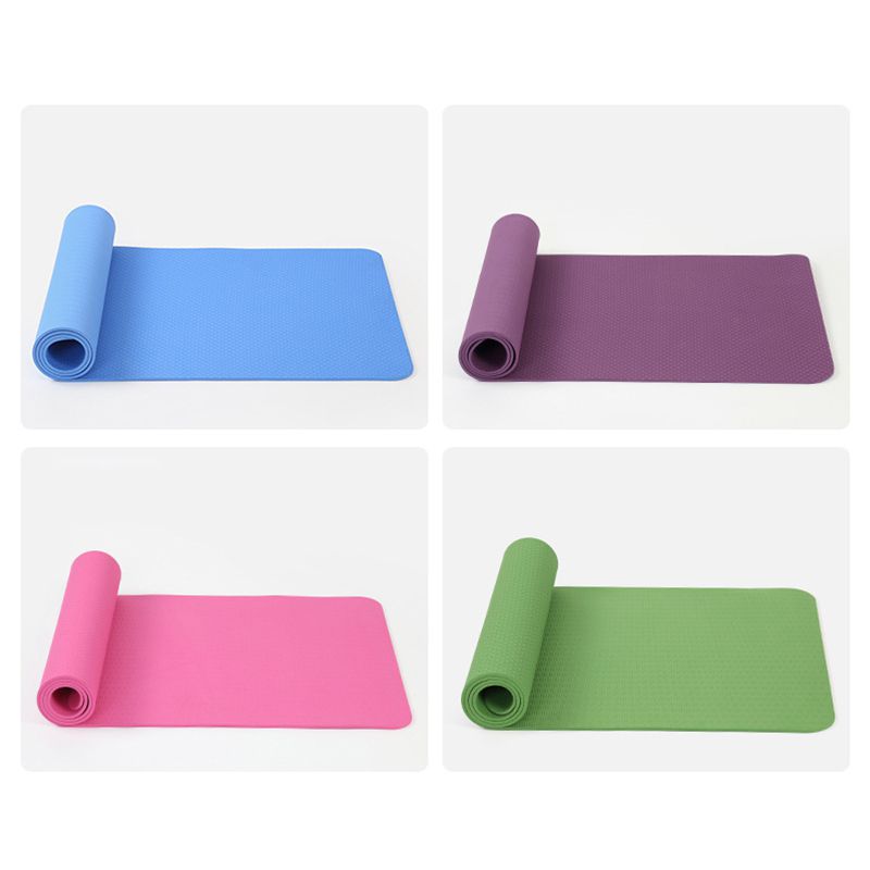 Non-Slip Double Color Tpe Yoga Mat