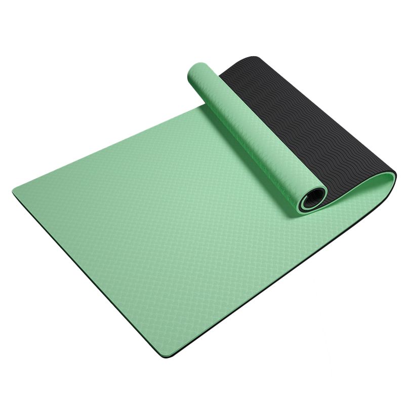 Eco-Friendly Non-Slip Double Color TPE Yoga Mat