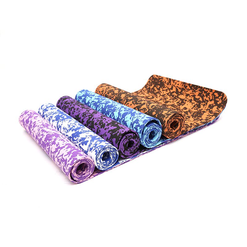 Camouflage Double-color TPE No-slip Workout Mat