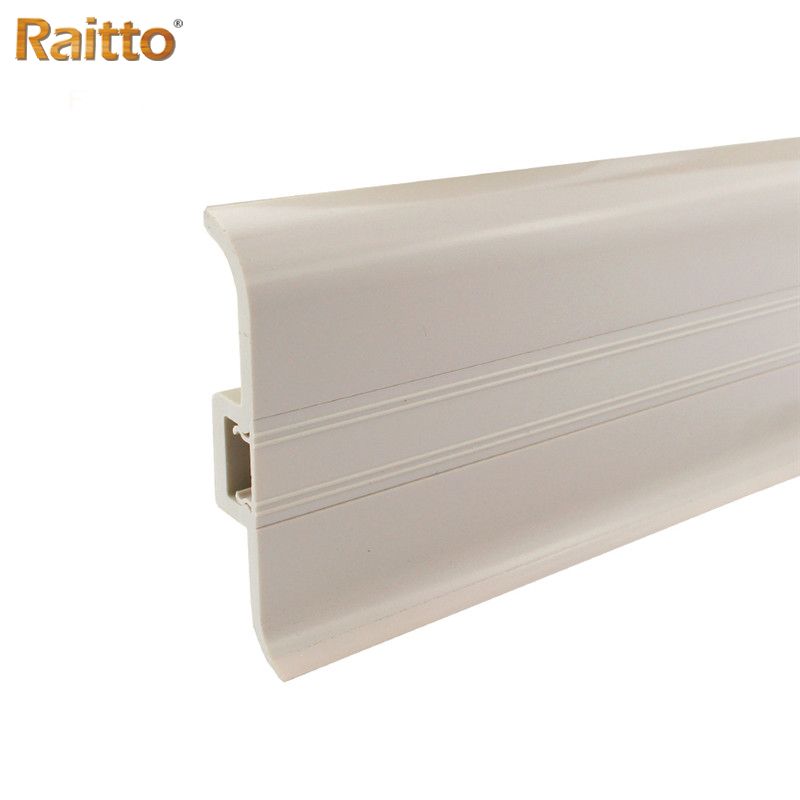 F70-A, RAITTO PVC Decorative Flooring Profile Foam PVC Skirting Board