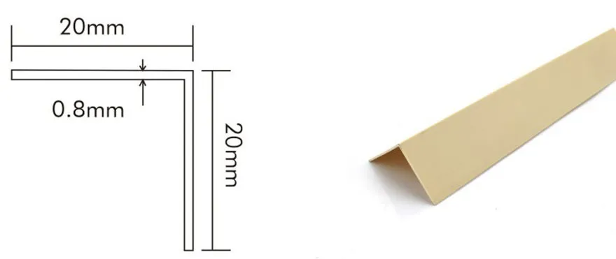 PVC Decorative L Profile