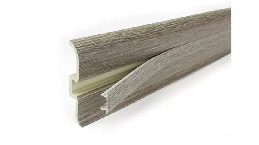 F70-A, RAITTO PVC Decorative Flooring Profile Foam PVC Skirting Board