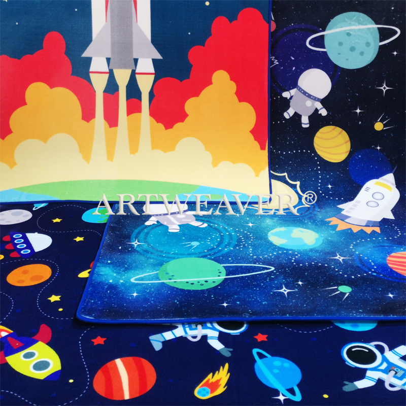 Printed Rug, Polyester carpet, Kids rug