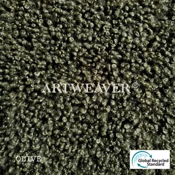 Recycled polyester rug, Faux fur, GRS certification