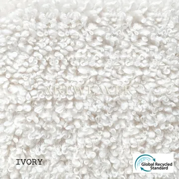 Recycled polyester rug, Faux fur, GRS certification