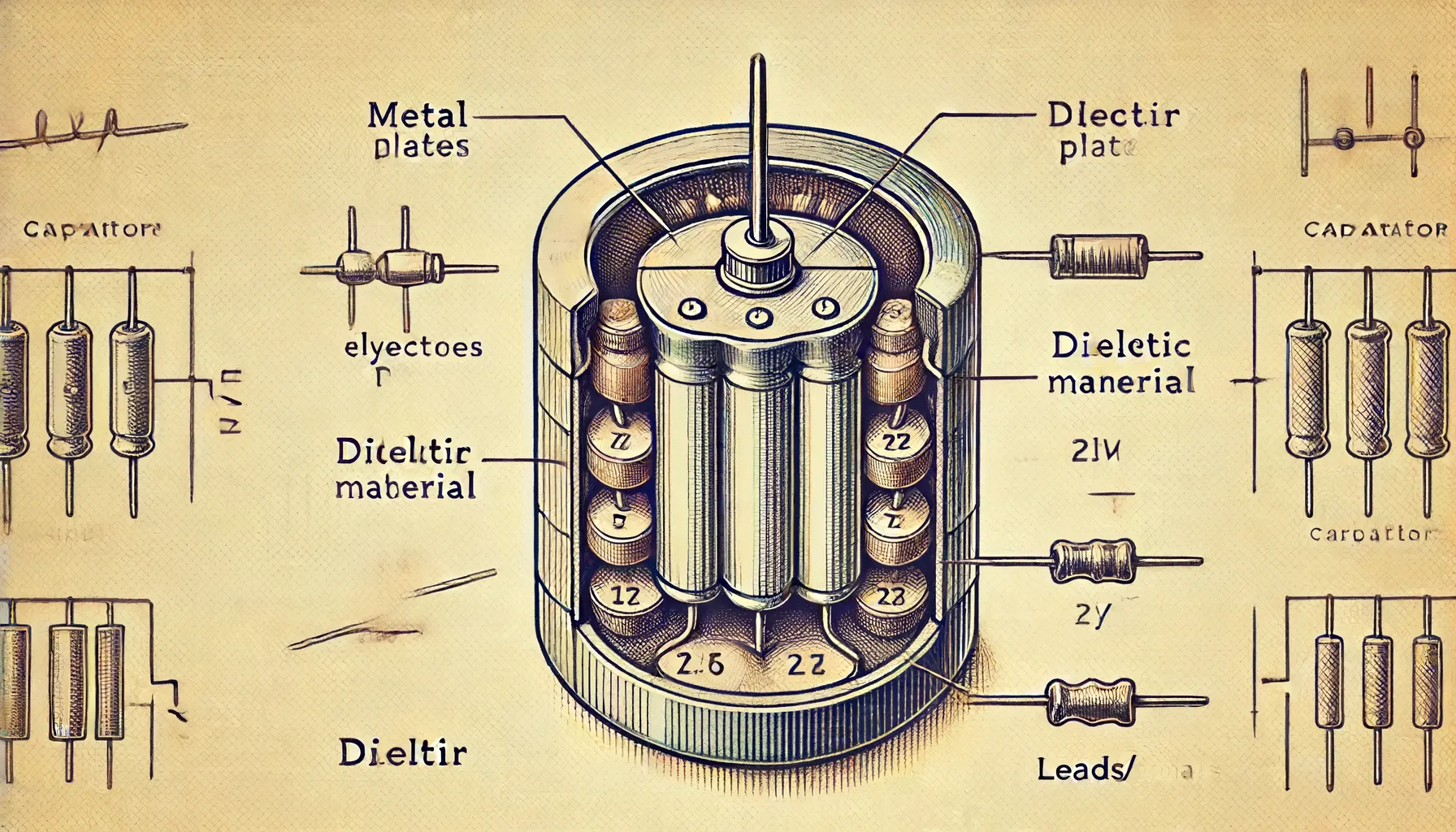 how is a capacitor made