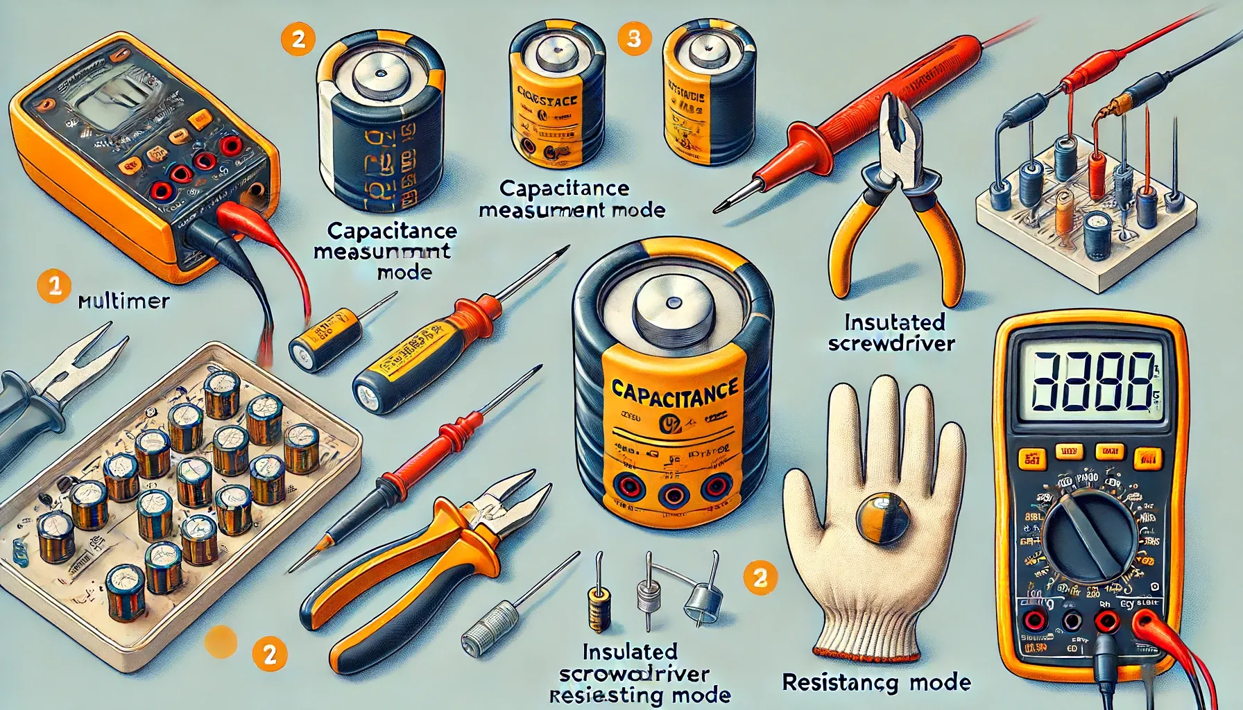 how to check a capacitor using a multimeter