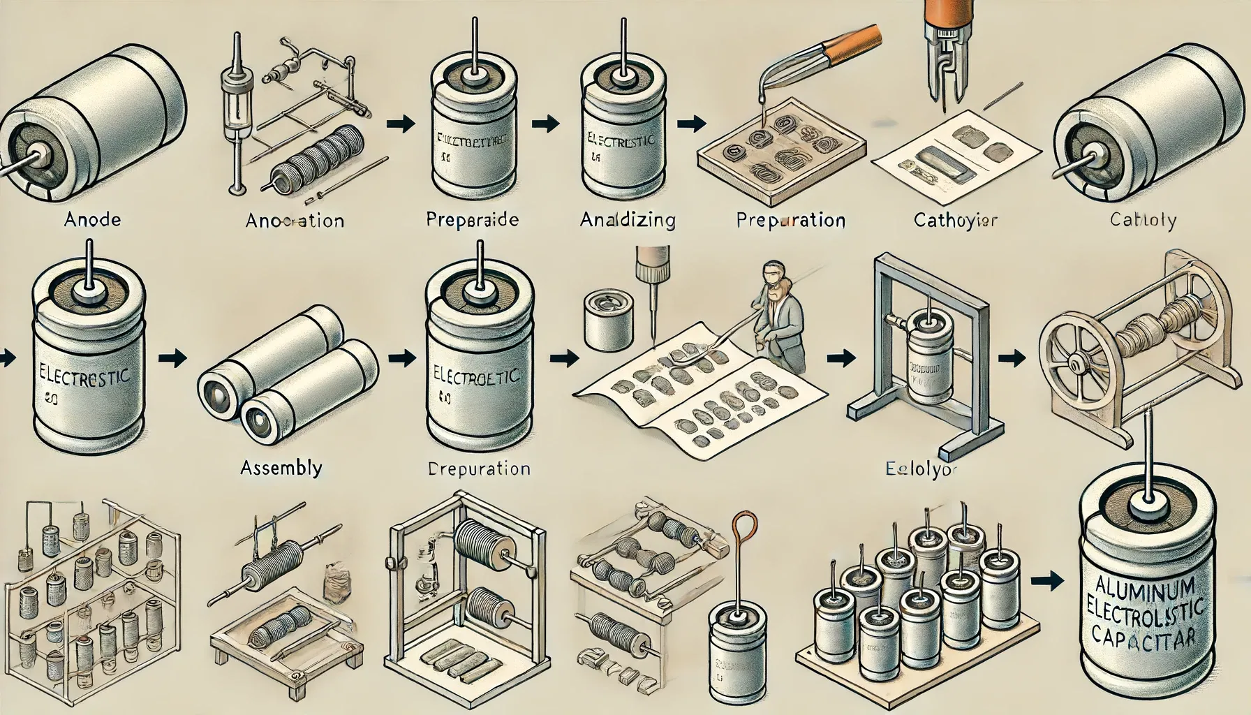 how is a capacitor made