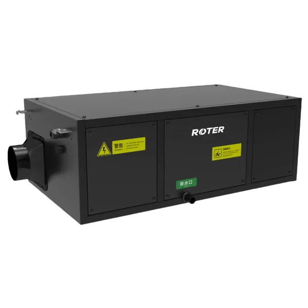 Most efficient whole house ventilating dehumidifier unit from Roter