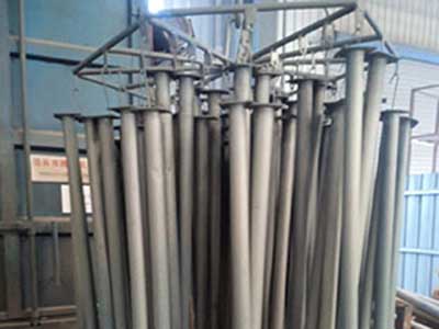 Steel Props Supporting Production