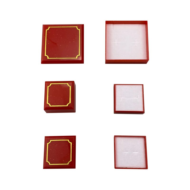 Transparent PS Plastic Jewelry Box