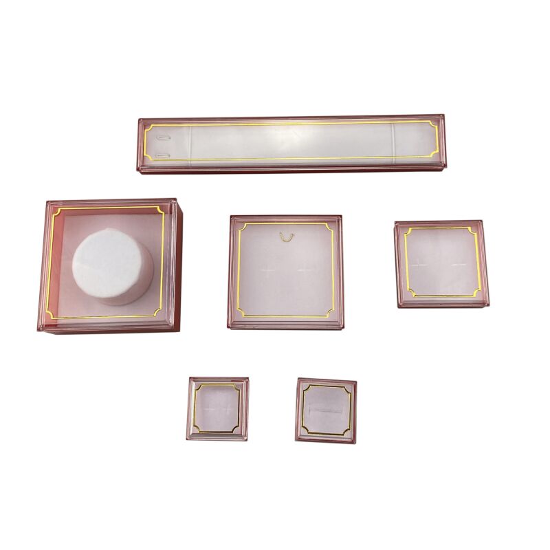Transparent PS Plastic Jewelry Box