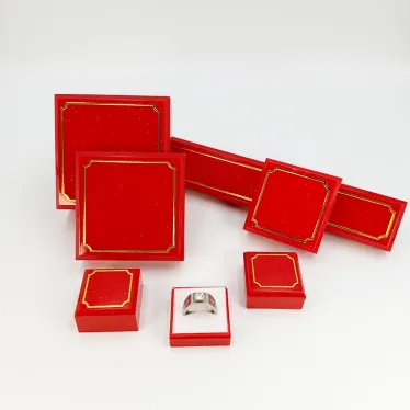 Transparent PS Plastic Jewelry Box