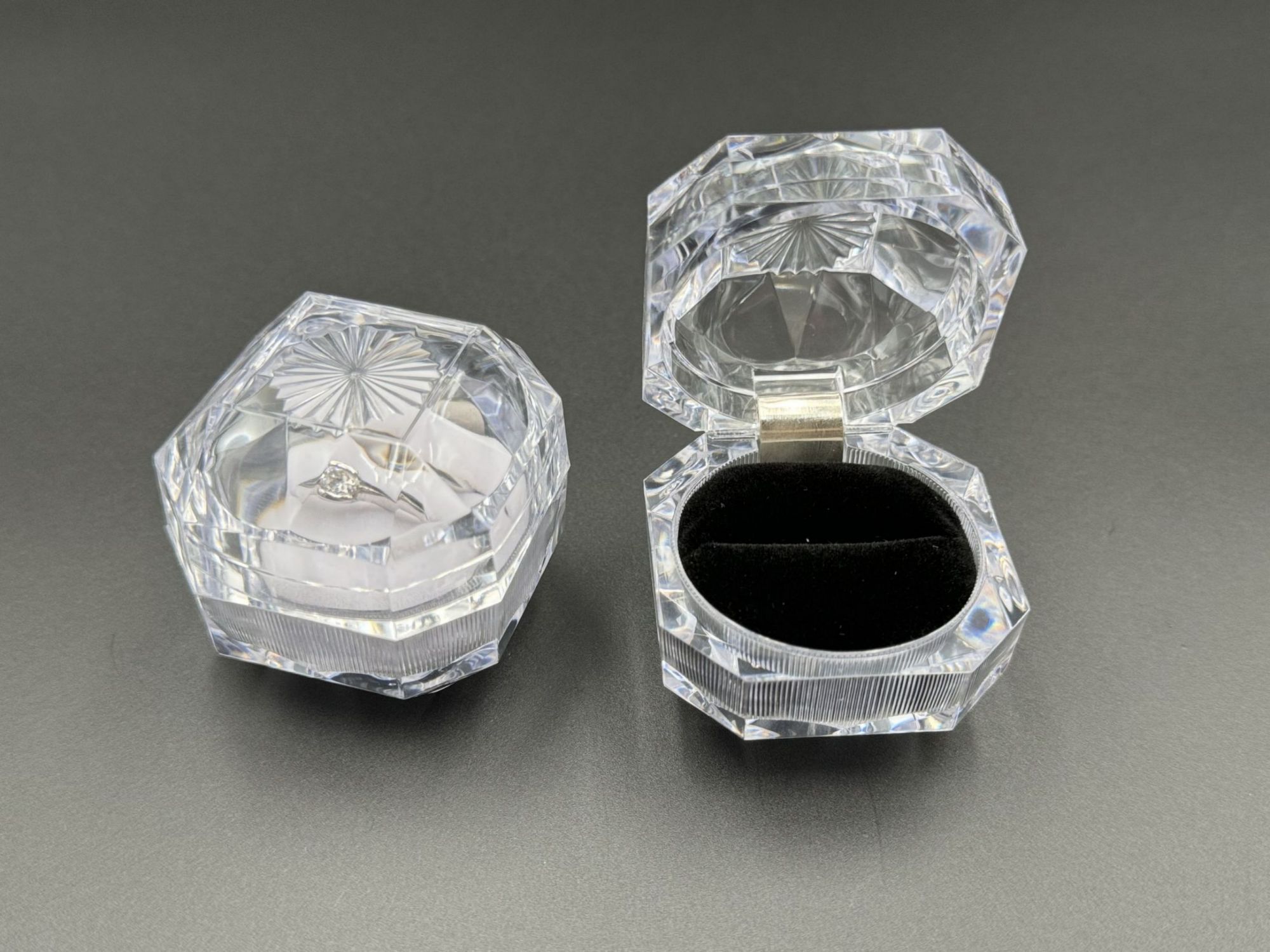Clear Transparent Jewelry Box