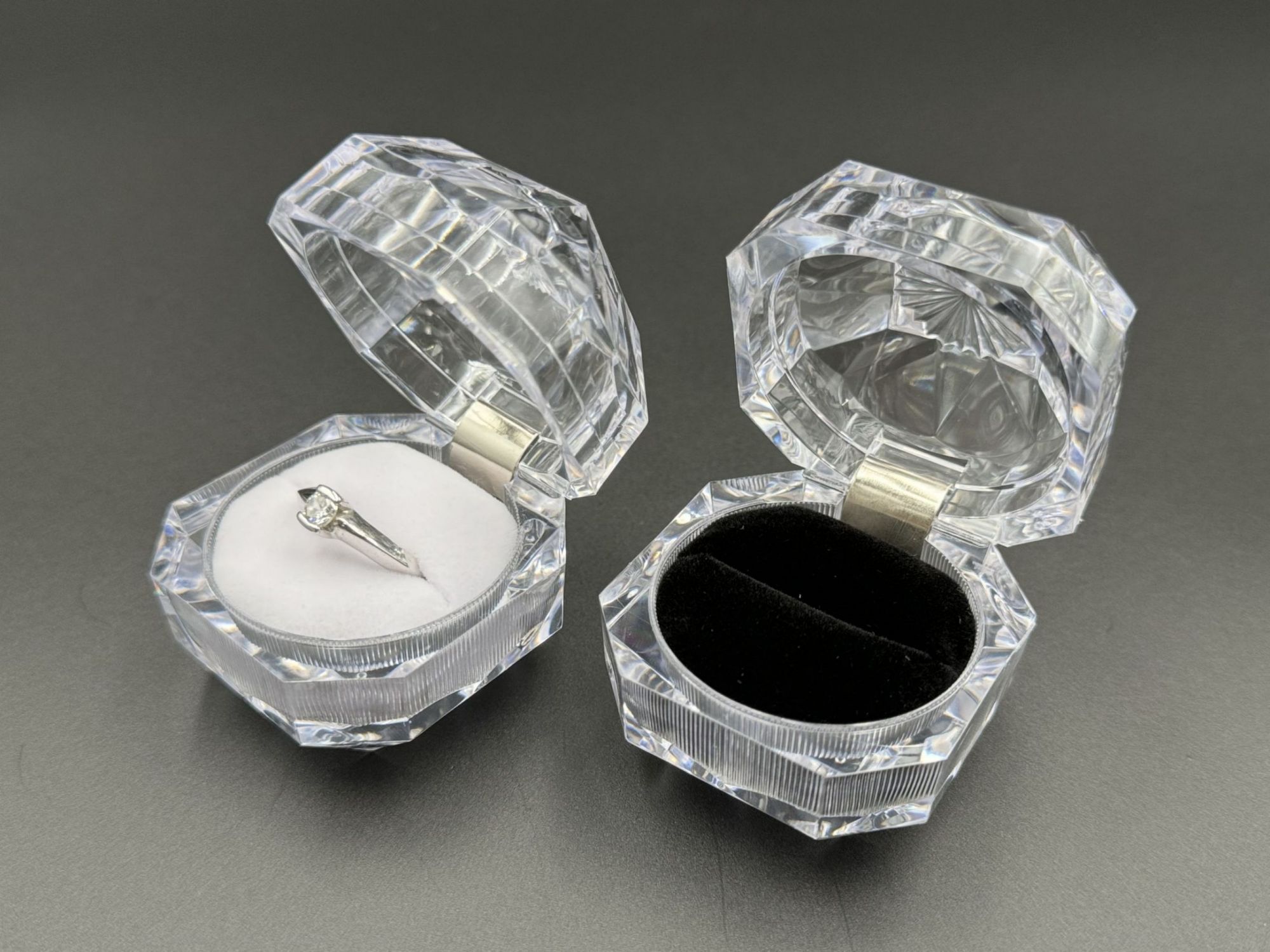Clear Transparent Jewelry Box