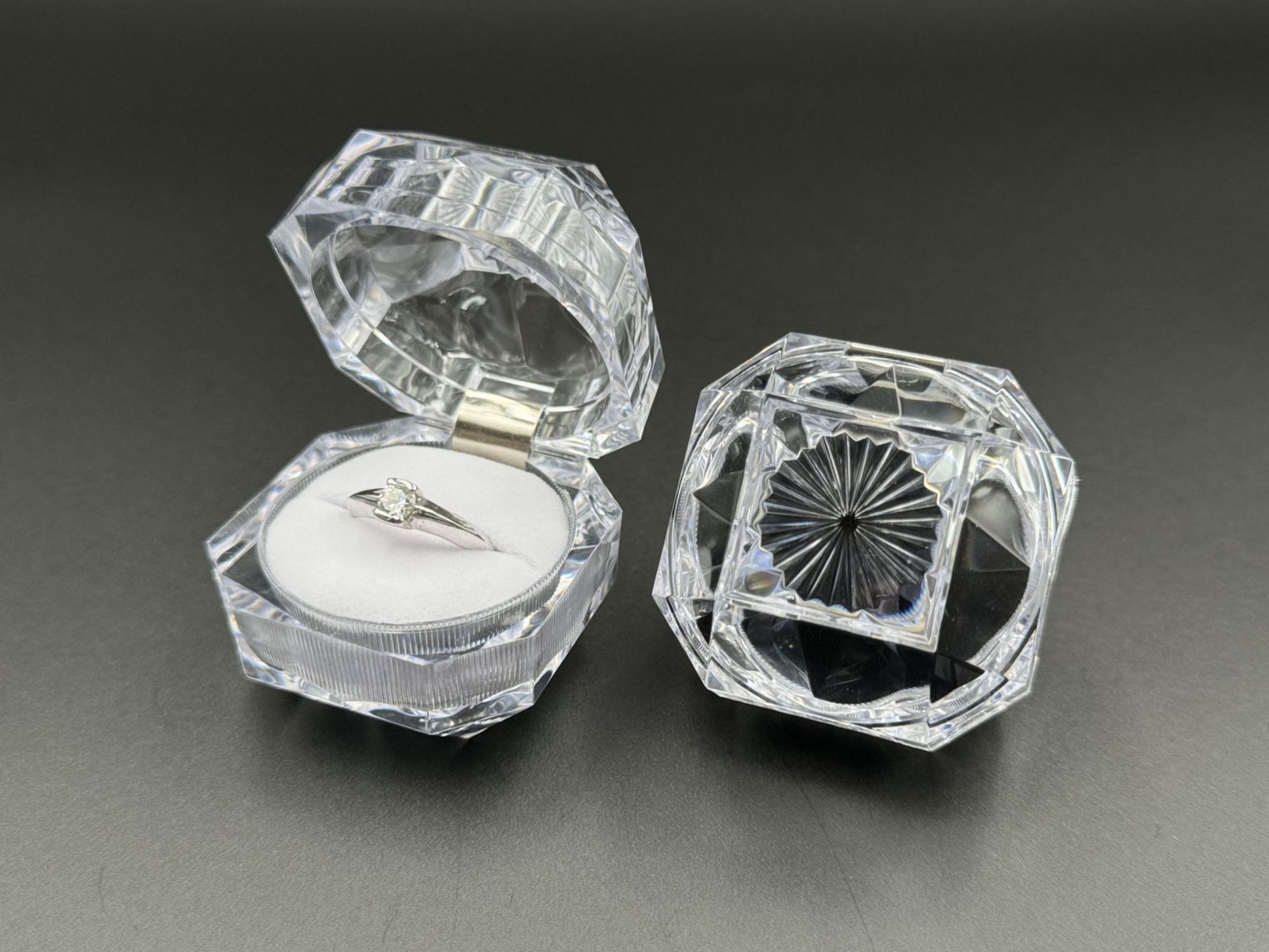 Clear Transparent Jewelry Box
