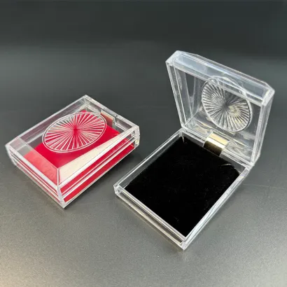 Clear Transparent Jewelry Box
