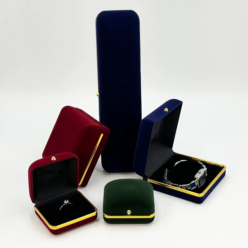 high end velvet jewelry gift box