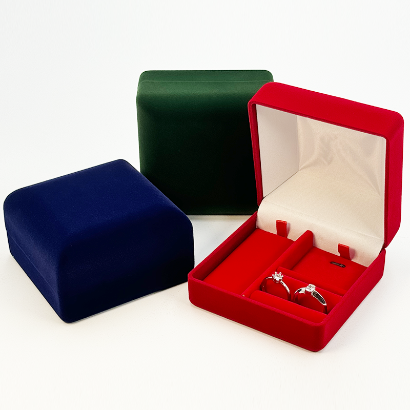 Square Velvet Jewelry Storage Box