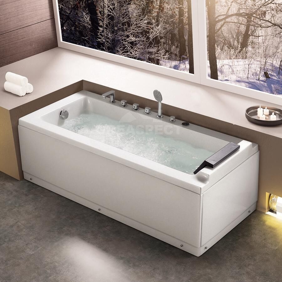 Rectangle massage bathtub jacuzzi tub discount price