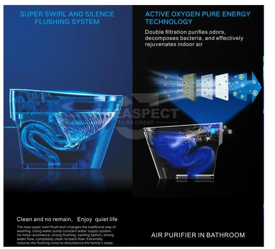 Intelligence toilet smart WC sanitaryware ceramics factory