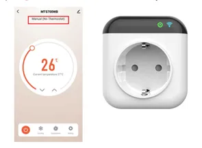 Smart thermostatically controlled socket