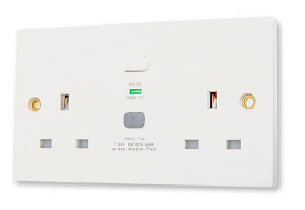 13amp Twin RCD Socket
