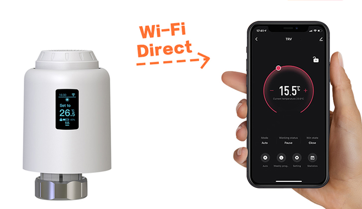 Wifi TRV radiator valve