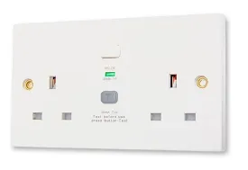 13amp Twin RCD Socket