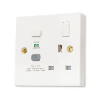 13amp Twin RCD Socket