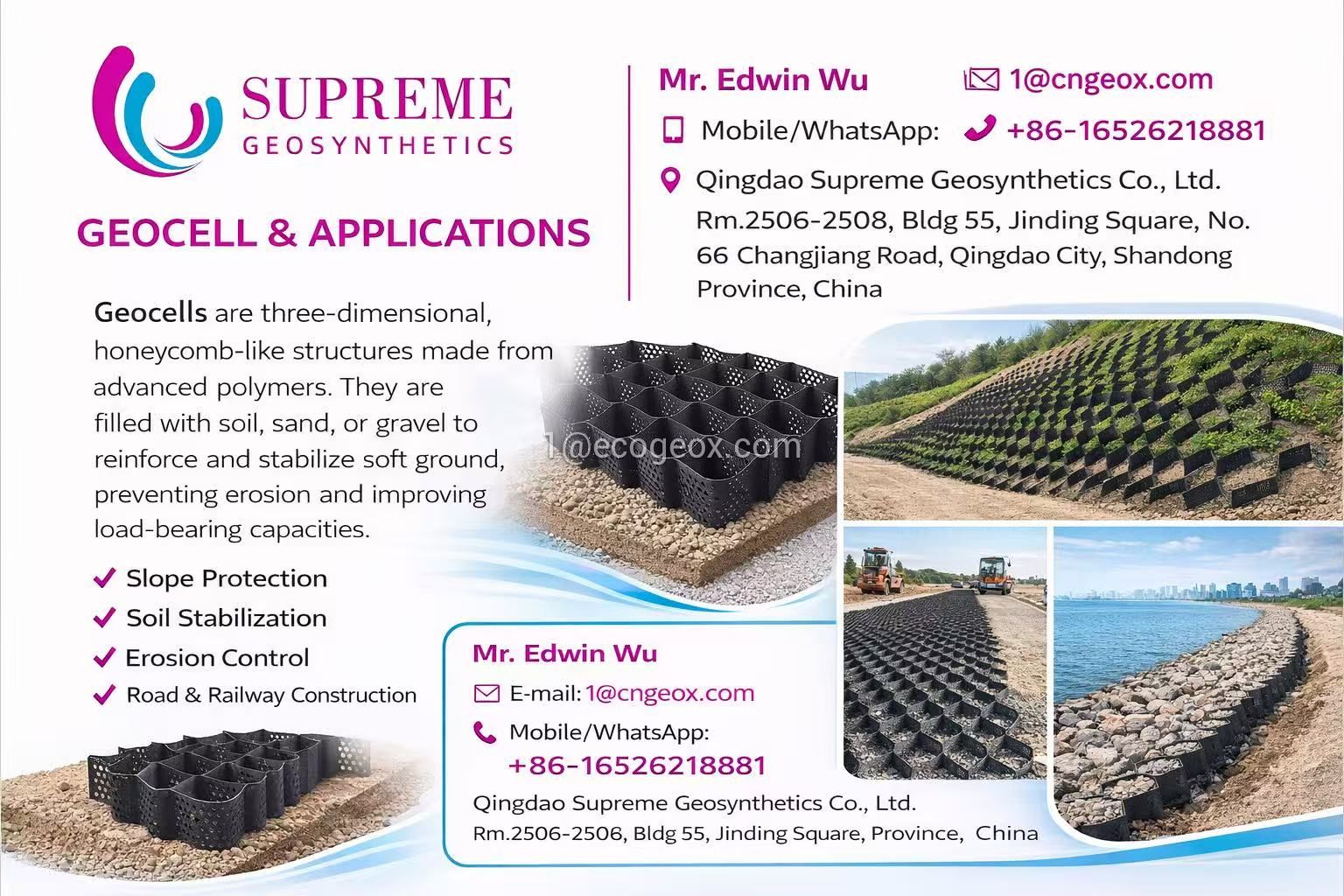 Transform Your Terrain with Perfect EcoGeoX High-Strength Geocell