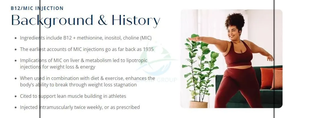 B-12 injection for energy