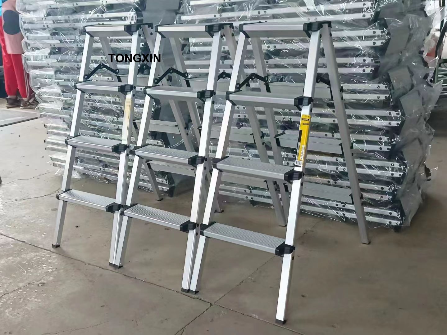 lightweight step ladder,foldable aluminum ladder