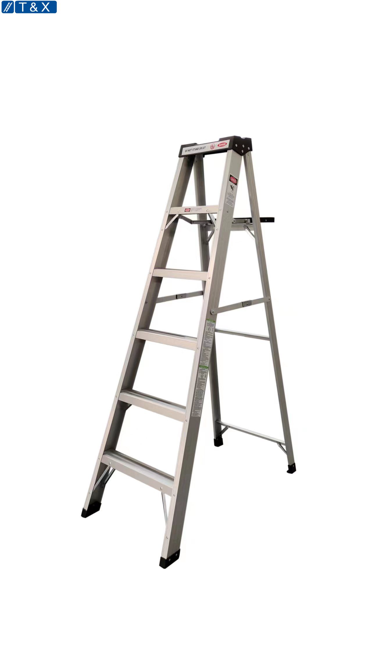aluminum ladder with platform,single side ladder