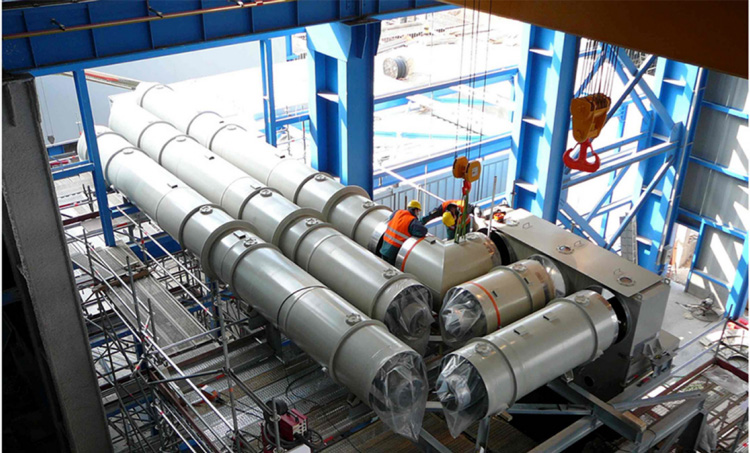 Application and installation method of high-voltage bus duct