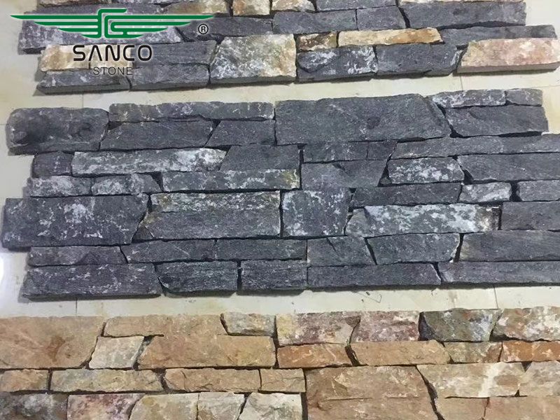 Black Stacked Stone