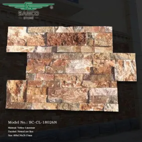 Black Stacked Stone Exterior