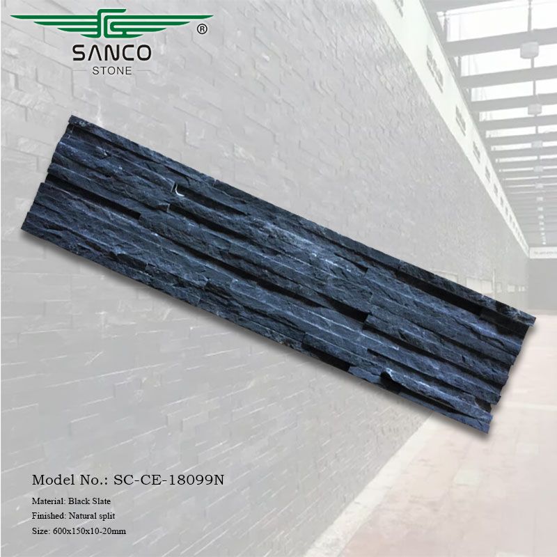 Stacked Stone Paneling