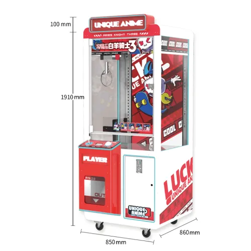UAS-T10 Doll Crane Machine - MUKO ARIES 3 ,crane toy machine,Claw game ...