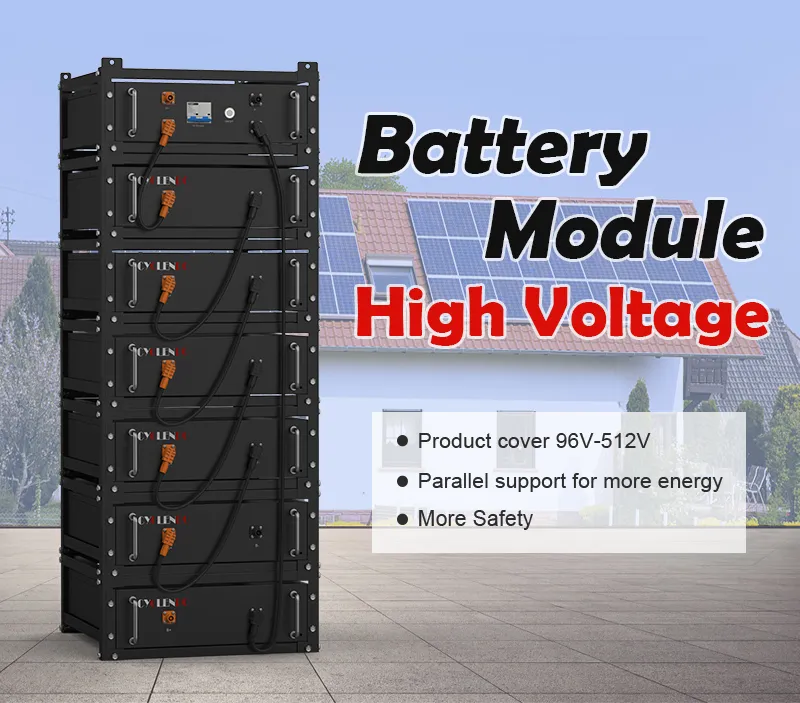 High voltage 288v rack module battery for energy storage