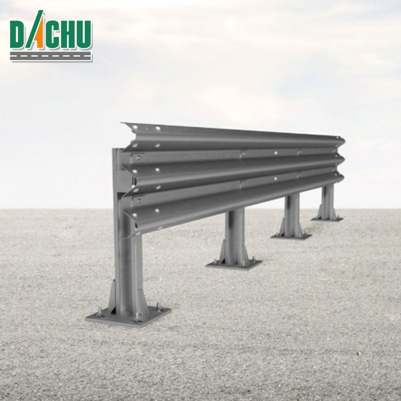 Galvanized Thrie Beam Crash Barrier