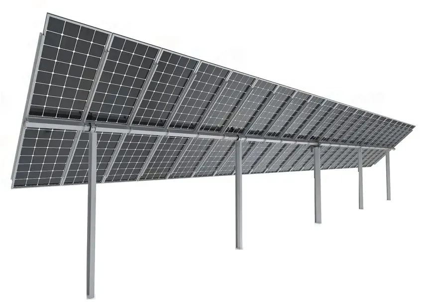 Single Axis Solar Tracking System Mounting Support