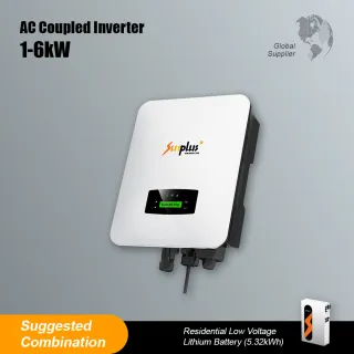 Grid AC coupled inverter